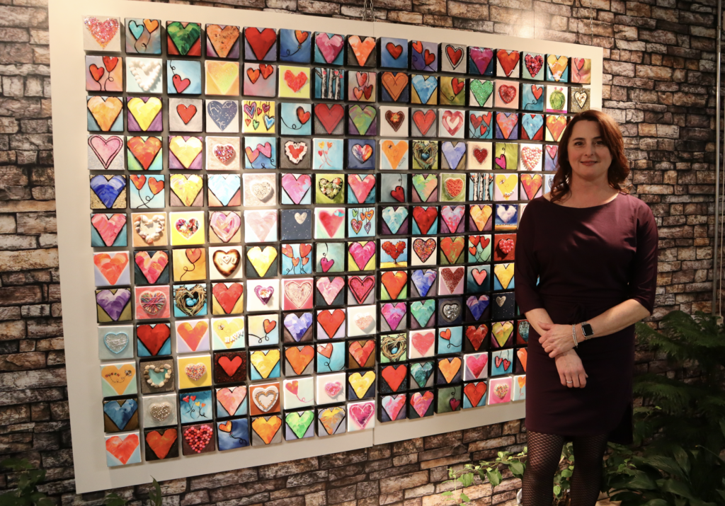Kitchissippi artist auctions off hearts for charity