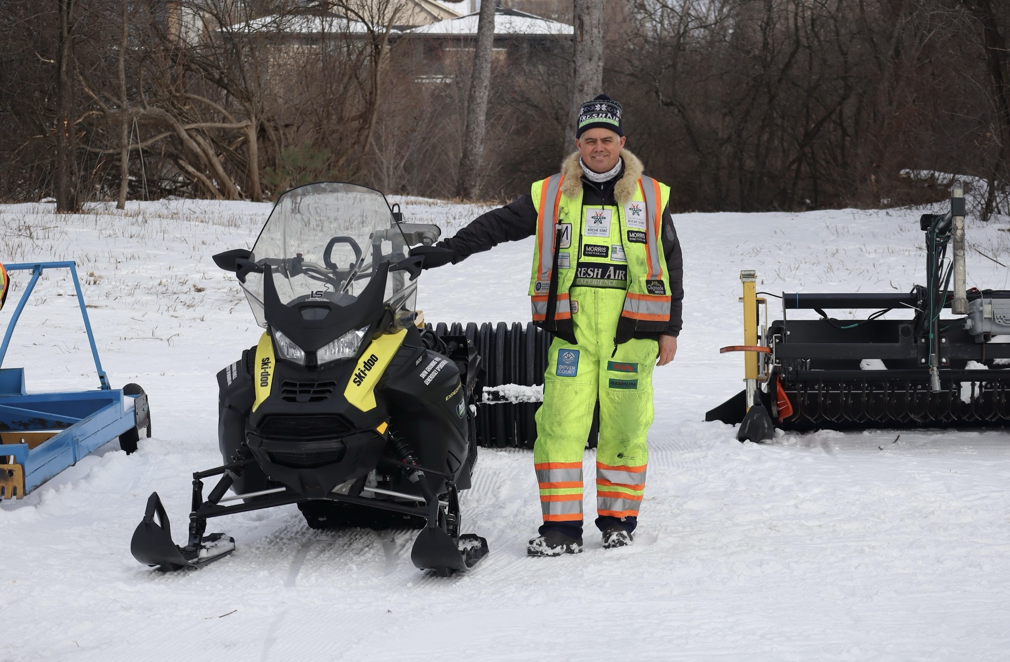 Britannia and Kichi Sibi Winter Trail networks try to fight climate change