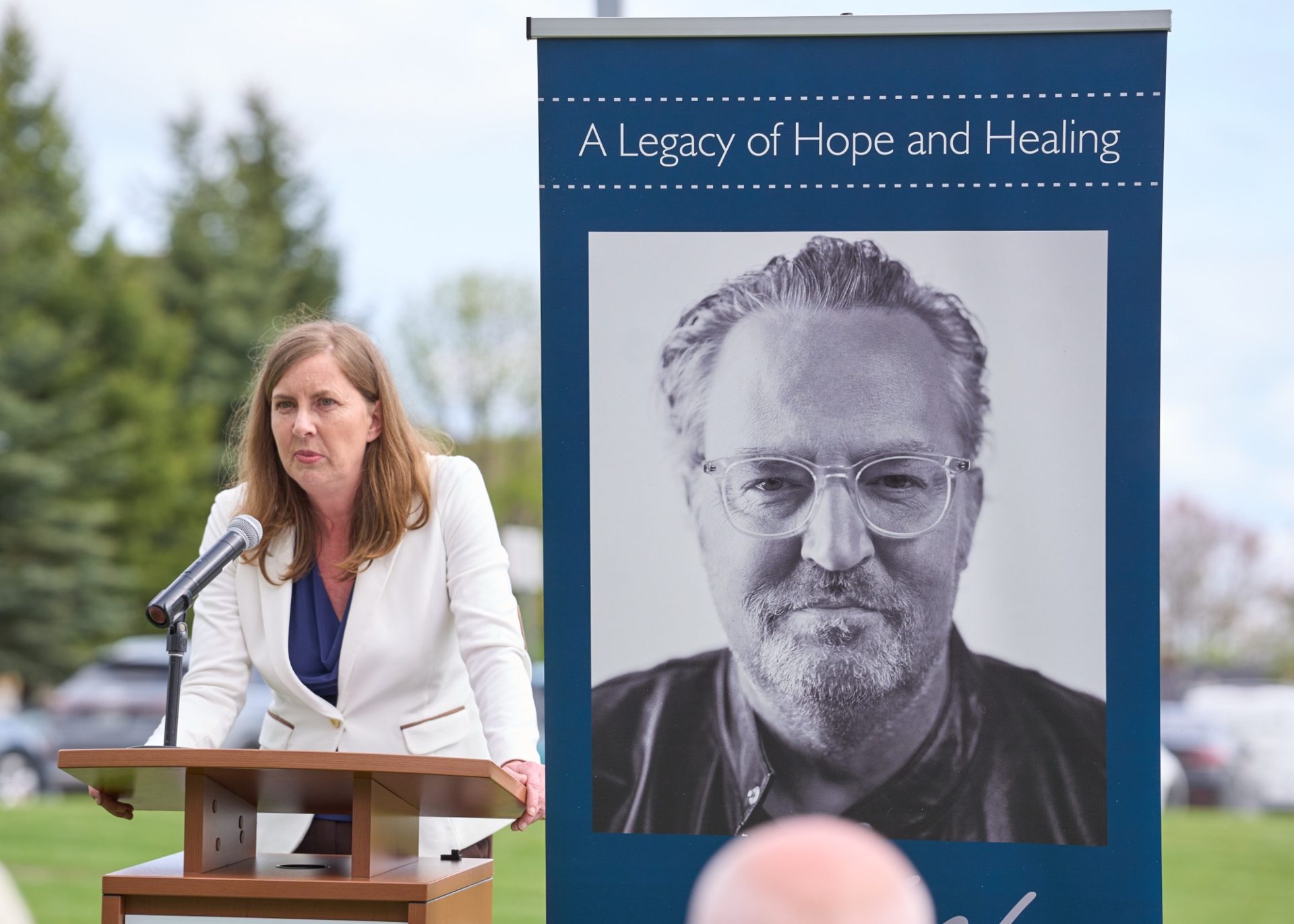 Ceremonial tree planting held at future Matthew Perry House site