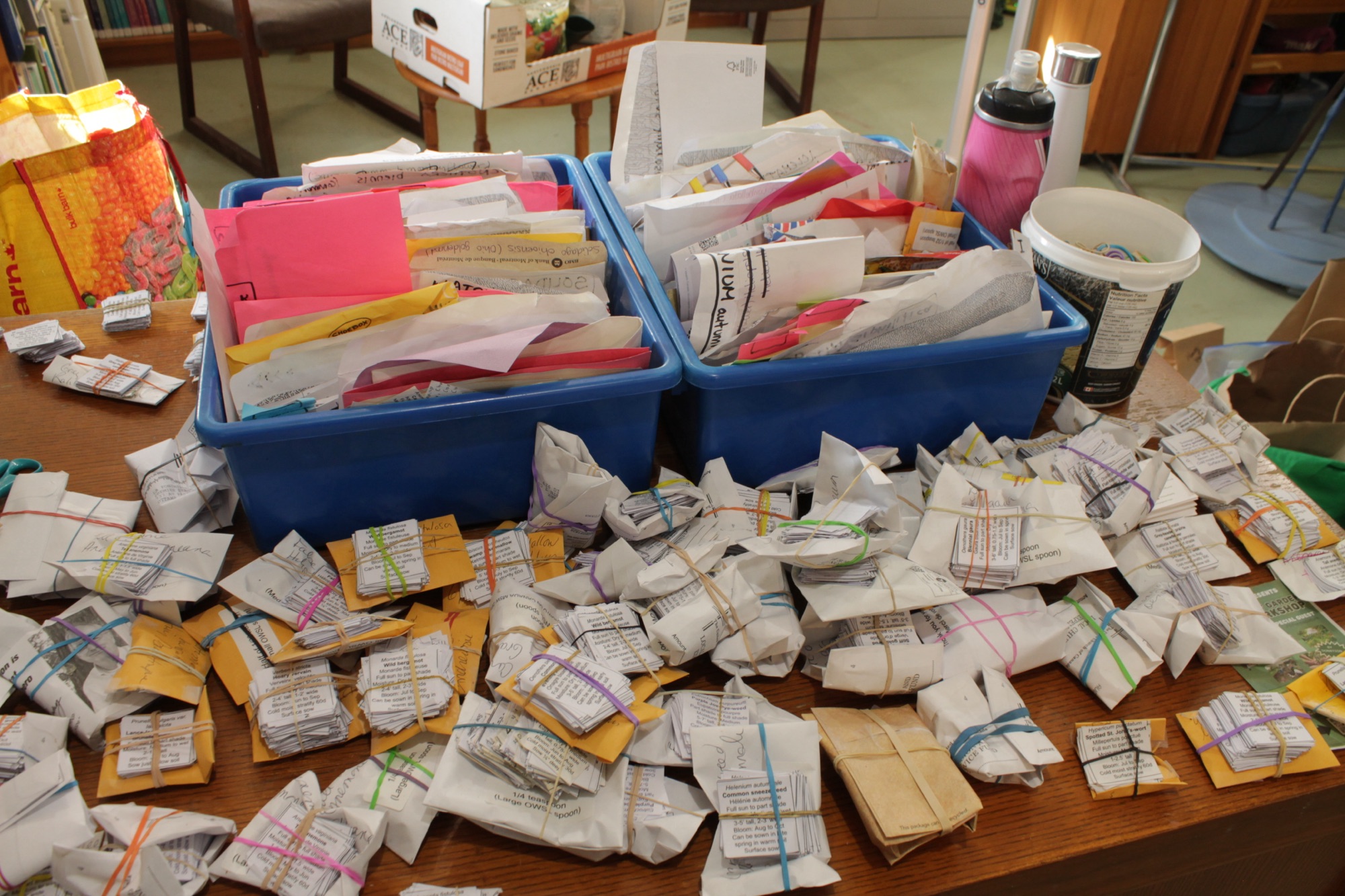 Ottawa volunteers pack free native seeds to restore biodiversity